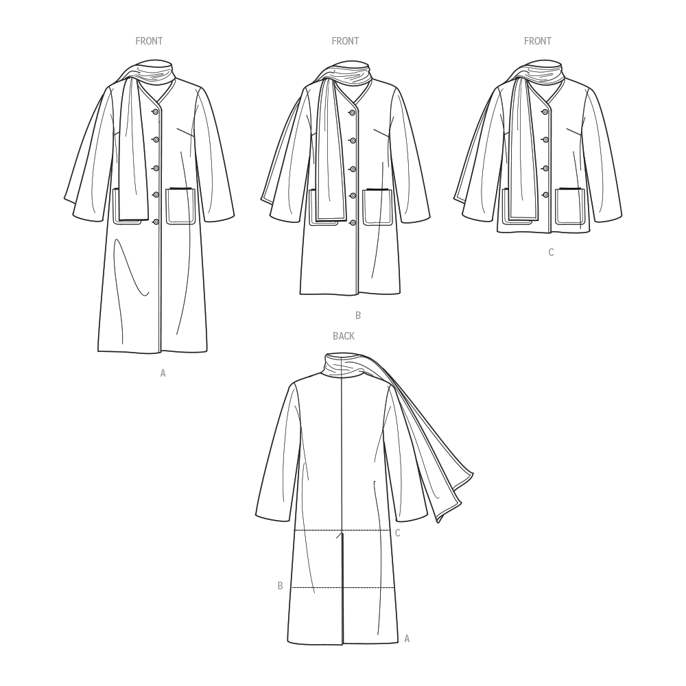 Simplicity Sewing Pattern S9686 Womens' Coat and Jacket