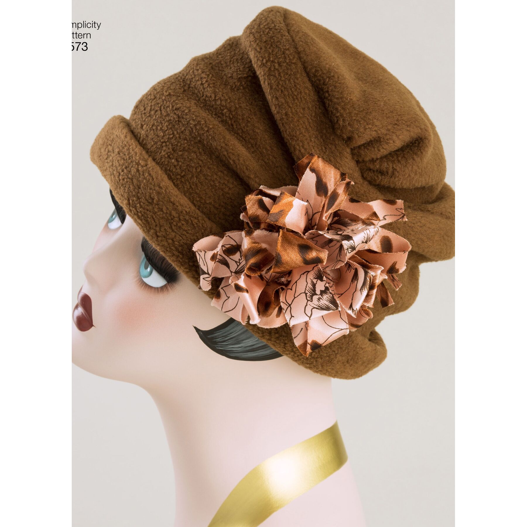 Simplicity Sewing Pattern 8573 Misses' Flapper Hats in Three Sizes